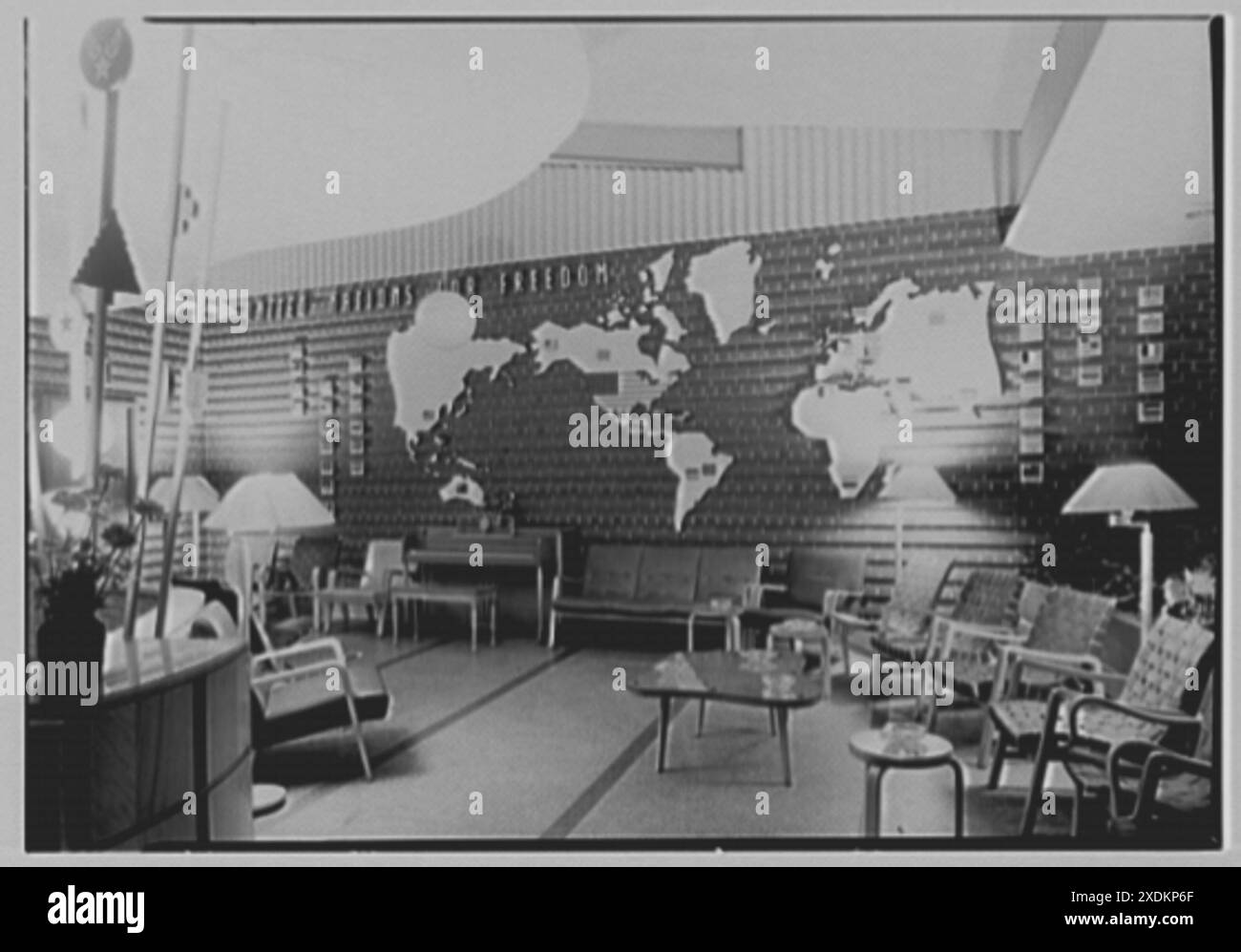 Harrisburg U.S.O., Penn Station, Harrisburg, Pennsylvania. Rear map ...