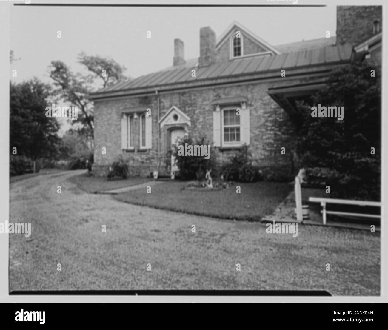 Martin Van Buren, residence in Kinderhook, New York. To rear of house. Gottscho-Schleisner ...