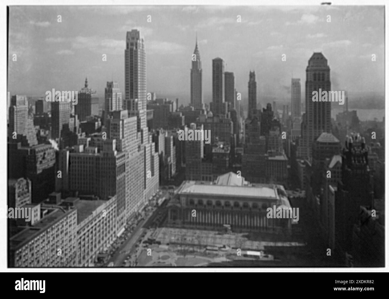 New York city views. Chrysler, Salmon Tower and other buildings, from ...