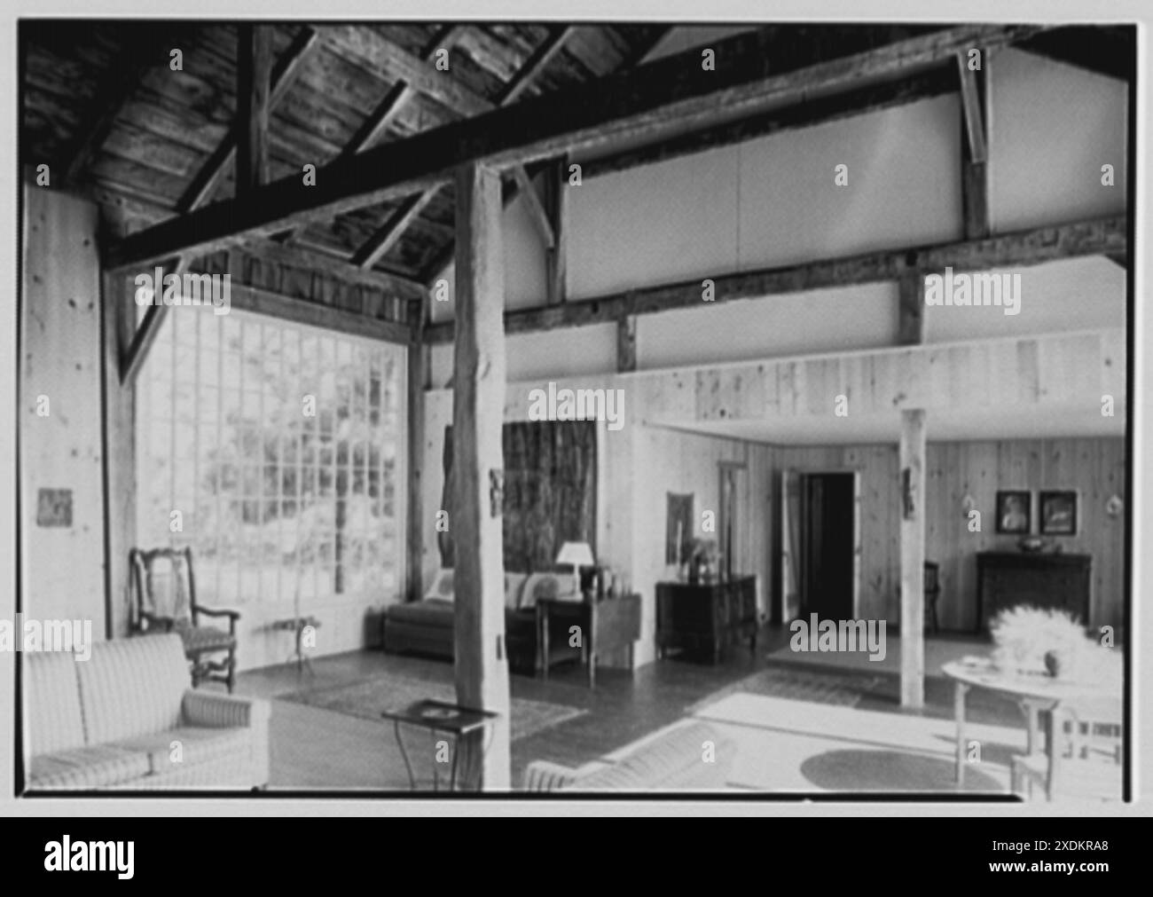 Harriet K. Morse, residence in Litchfield, Connecticut. Interior ...