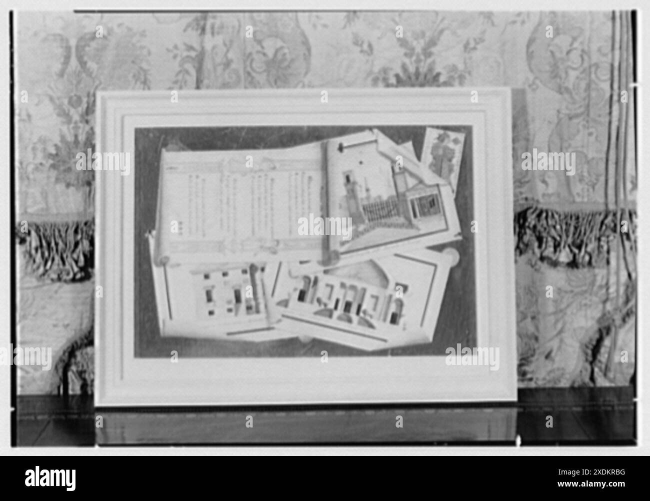 Josephine Howell, business on E. 57th St., New York City. Trompe l'oeil ...