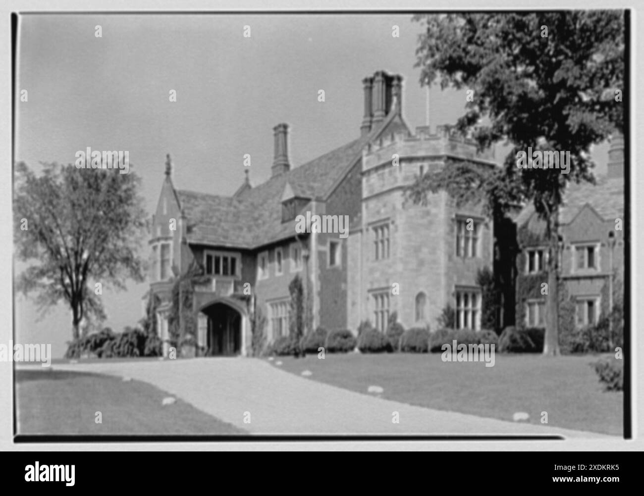 Robert Law, Jr., residence in Portchester, New York. Tower house from ...