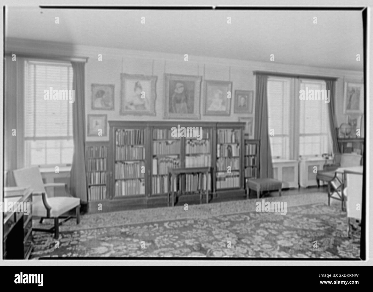 Chester Dale, residence at 20 E. 79th St., New York City. Library ...
