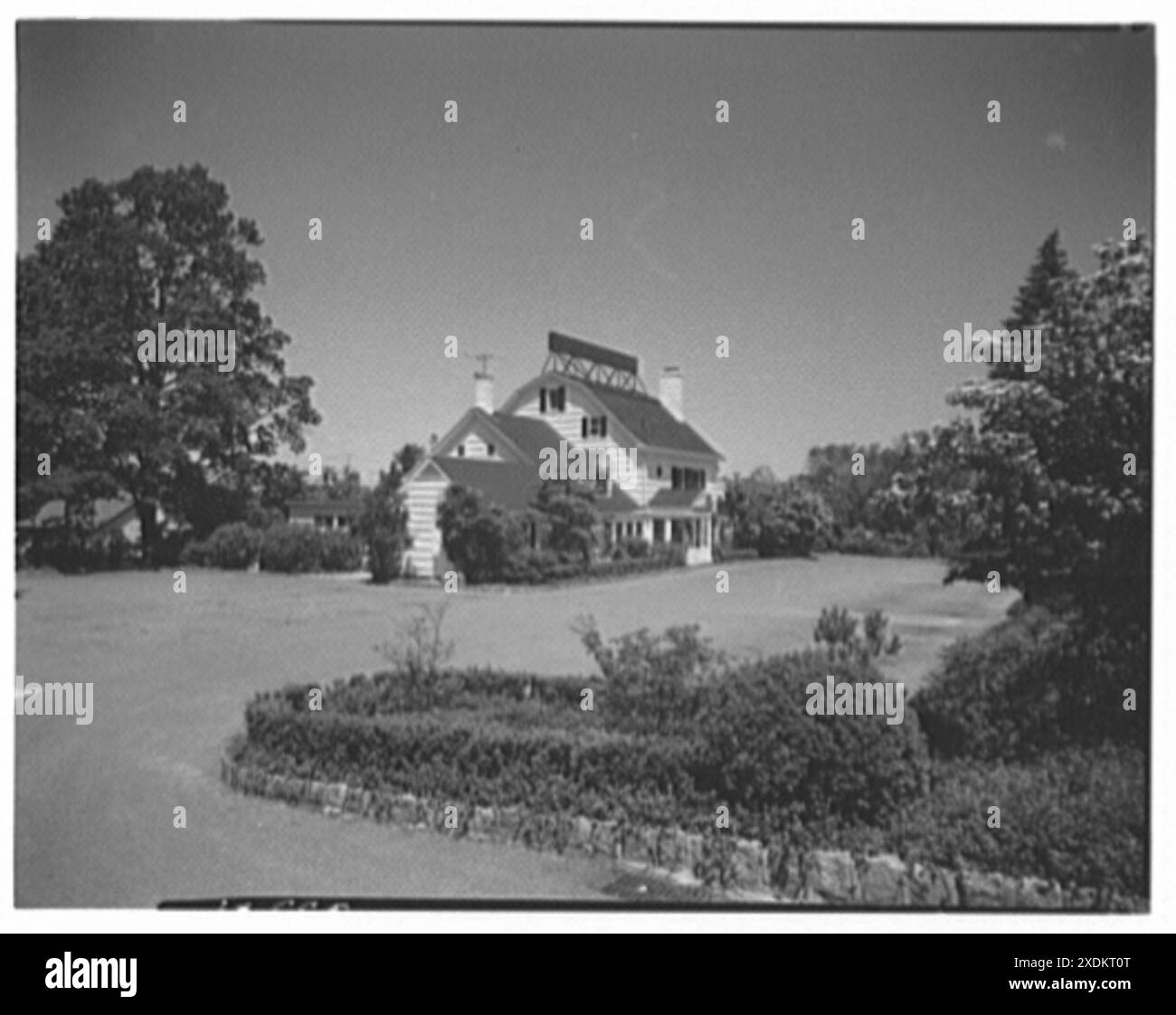 Blue Spruce Inn, Roslyn, Long Island. From left below. Gottscho ...