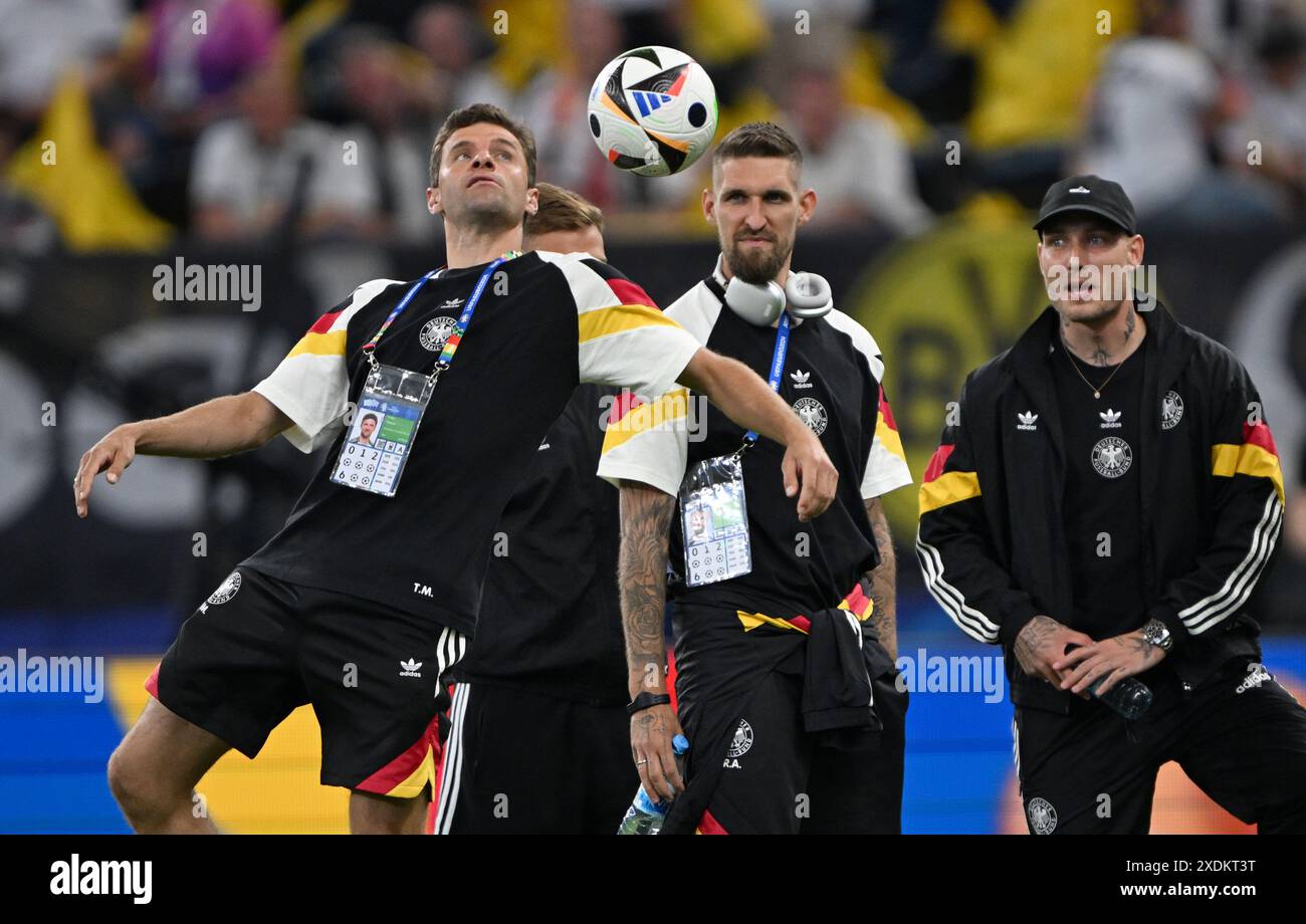 23 June 2024, Hesse, Frankfurt/M.: Soccer: European Championship ...