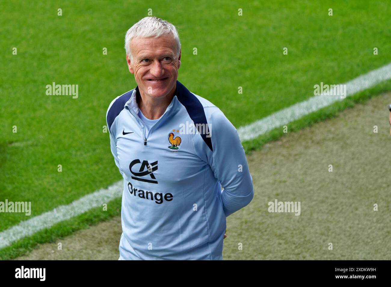 Didier Deschamps head coach of France during the training session at ...