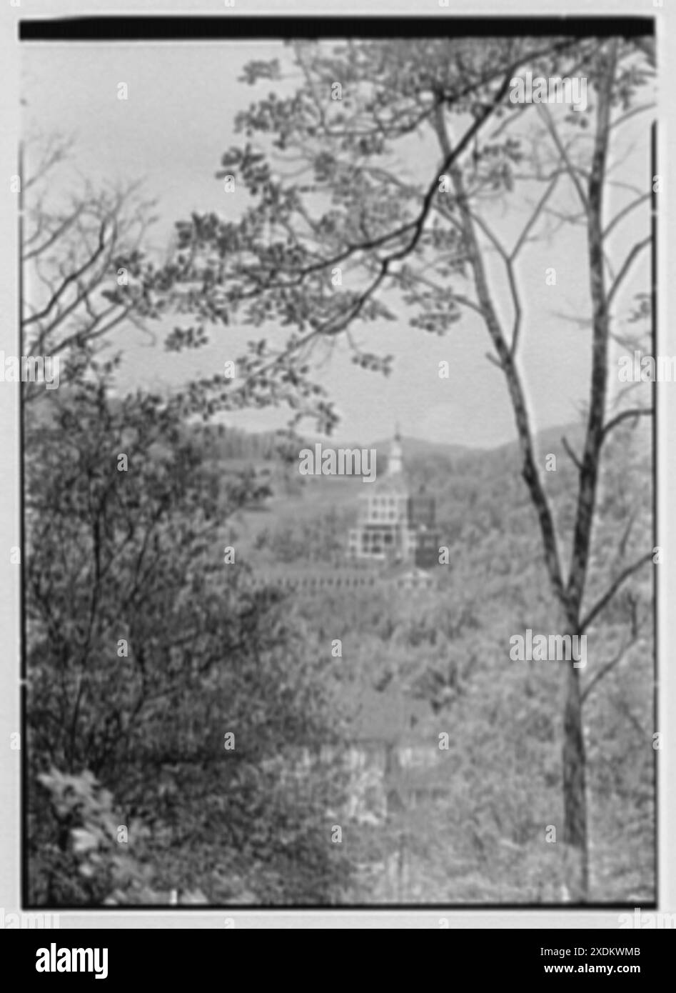 Virginia hot springs the homestead Black and White Stock Photos ...