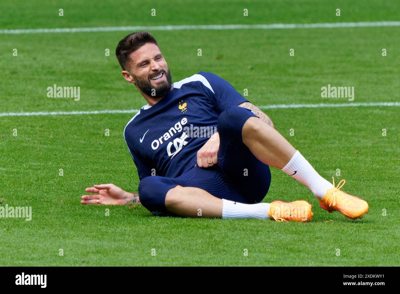 Olivier Giroud of France during the training session at the Home Deluxe ...