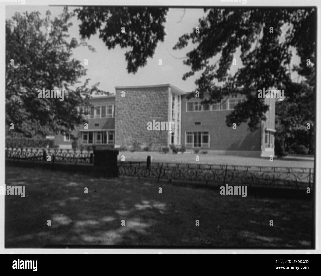 Fairleigh Dickinson College, Rutherford, New Jersey. View from west ...