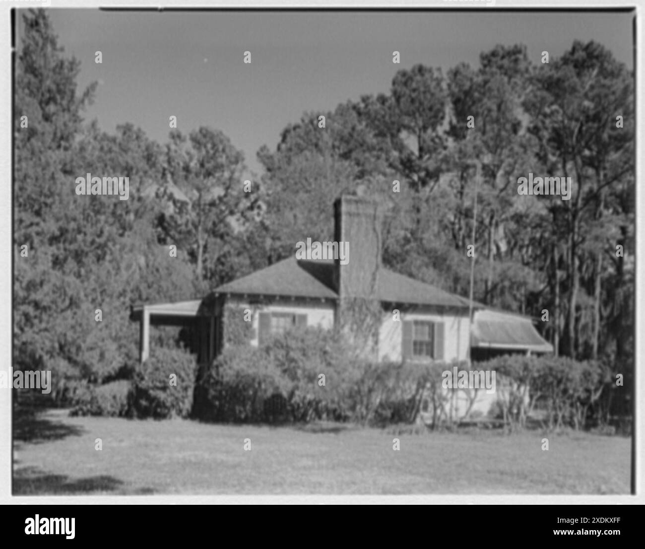 Mrs. Reynolds Bagley, Musgrove Plantation, residence on St. Simons ...