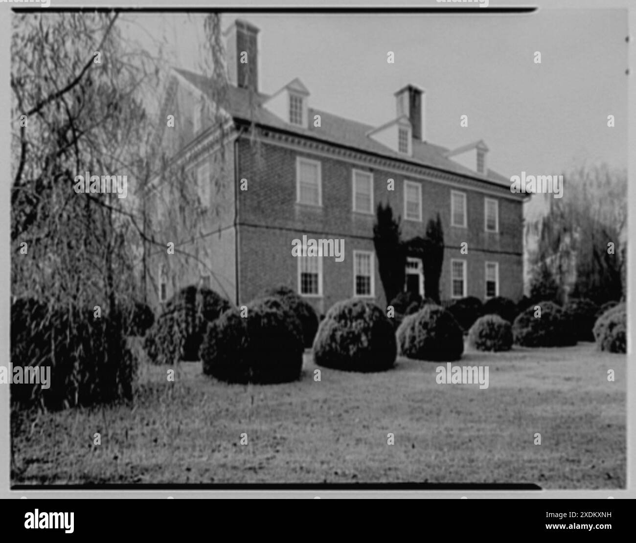 William Henry Harrison residence, "Berkeley", in Virginia. Exterior no ...