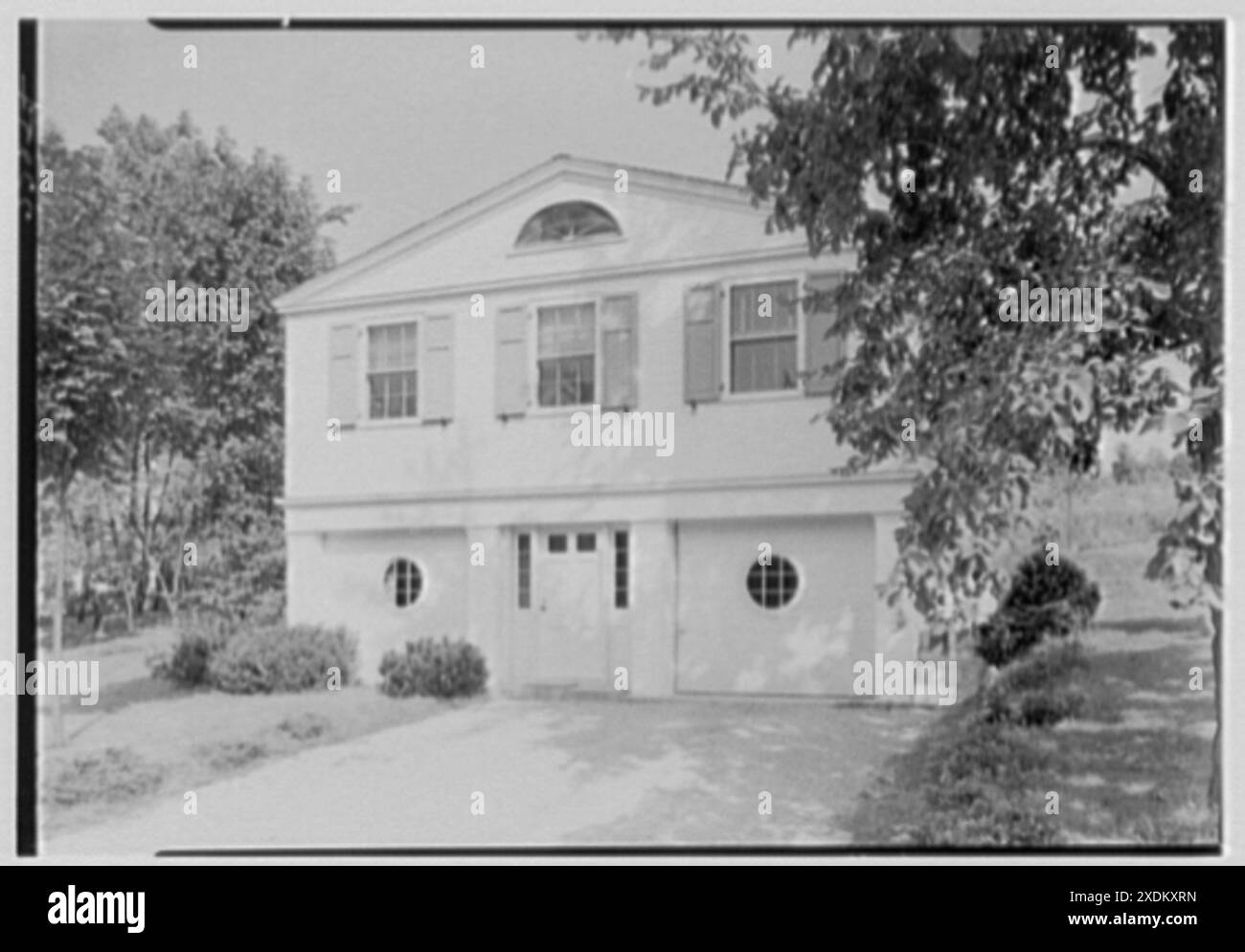 Louie M. Anderson, residence in Mahopac, New York. West facade ...