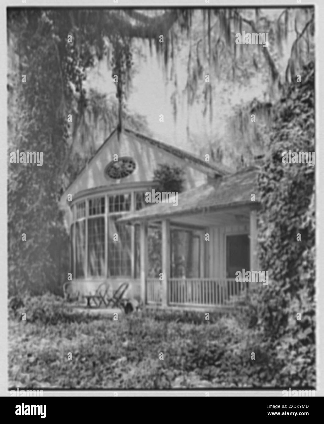 Mrs. Reynolds Bagley, Musgrove Plantation, residence on St. Simons ...