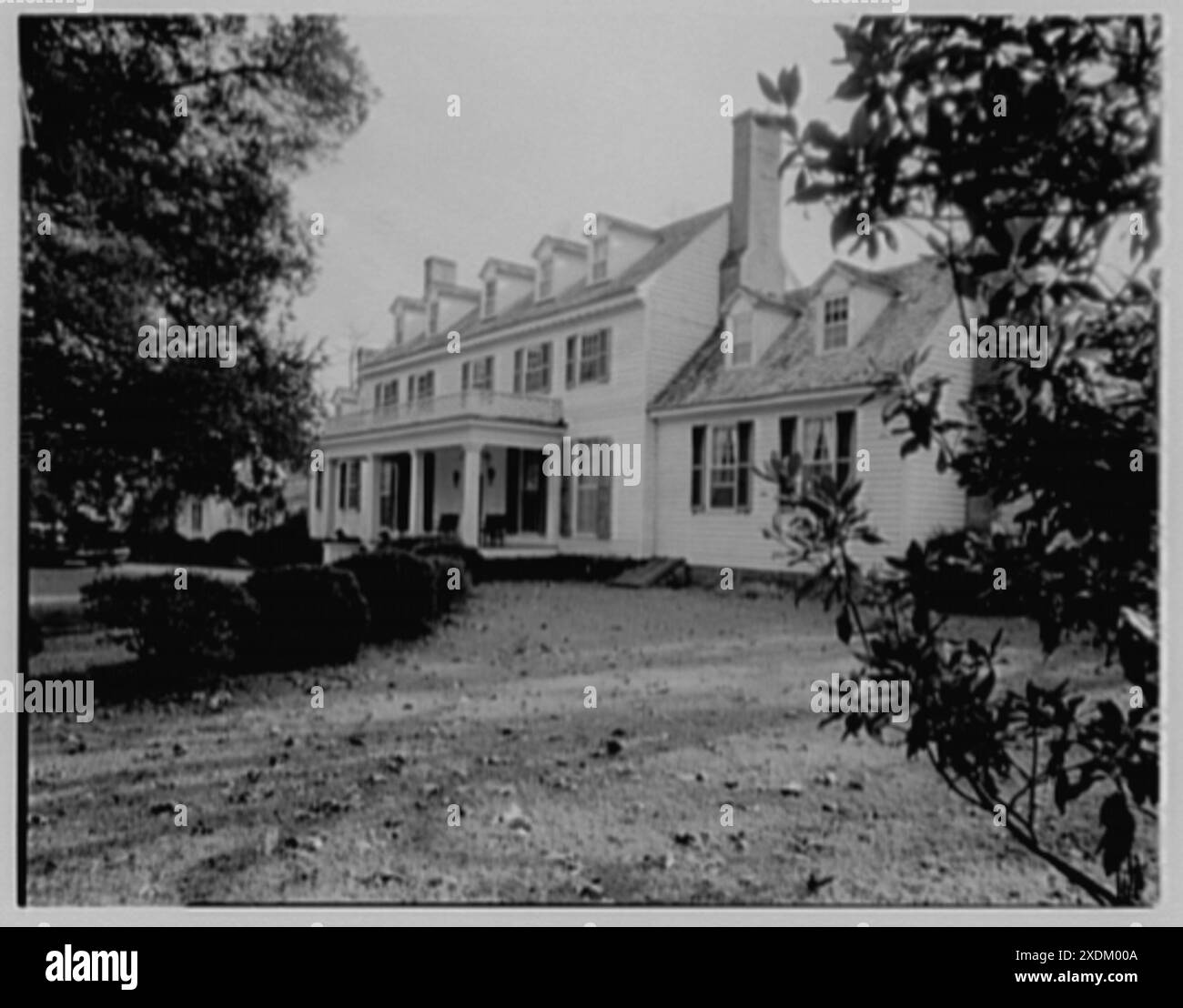 John Tyler, Sherwood Forest, residence in Virginia. Exterior. Gottscho ...