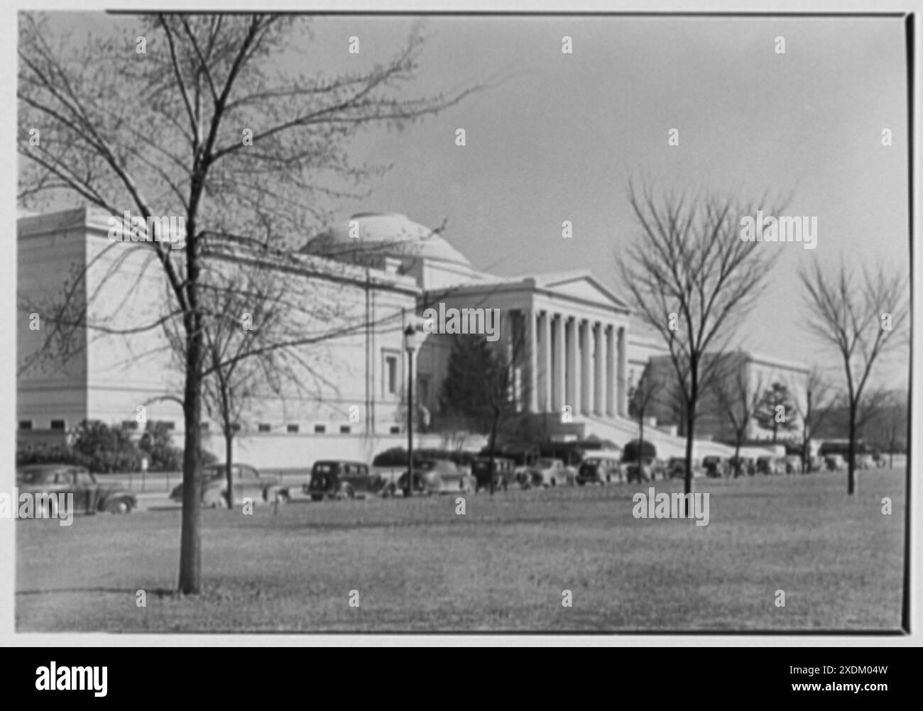 National Gallery of Art, Washington, D.C. South facade, sharp from left ...