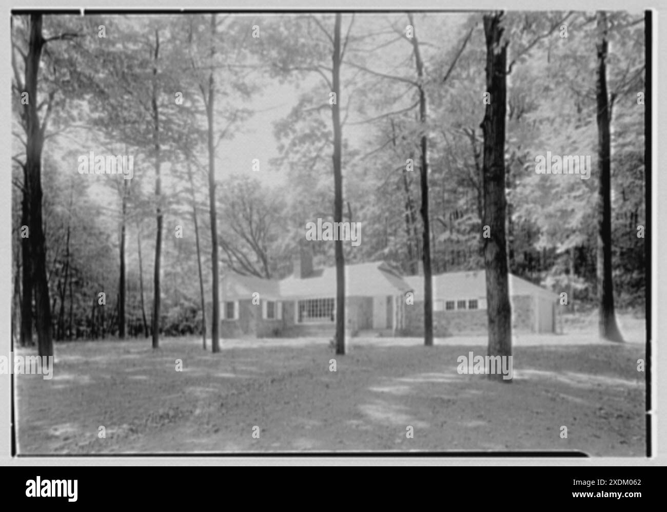 Hunter, residence in Smoke Rise, New Jersey. Exterior. Gottscho ...