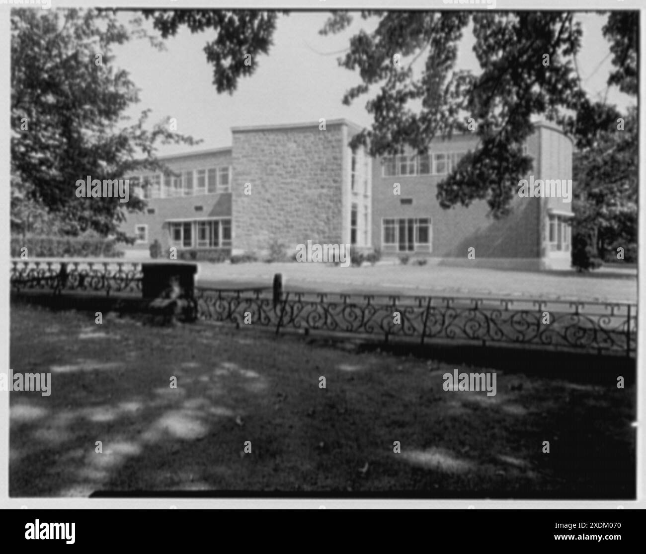 Fairleigh Dickinson College, Rutherford, New Jersey. View from west II ...