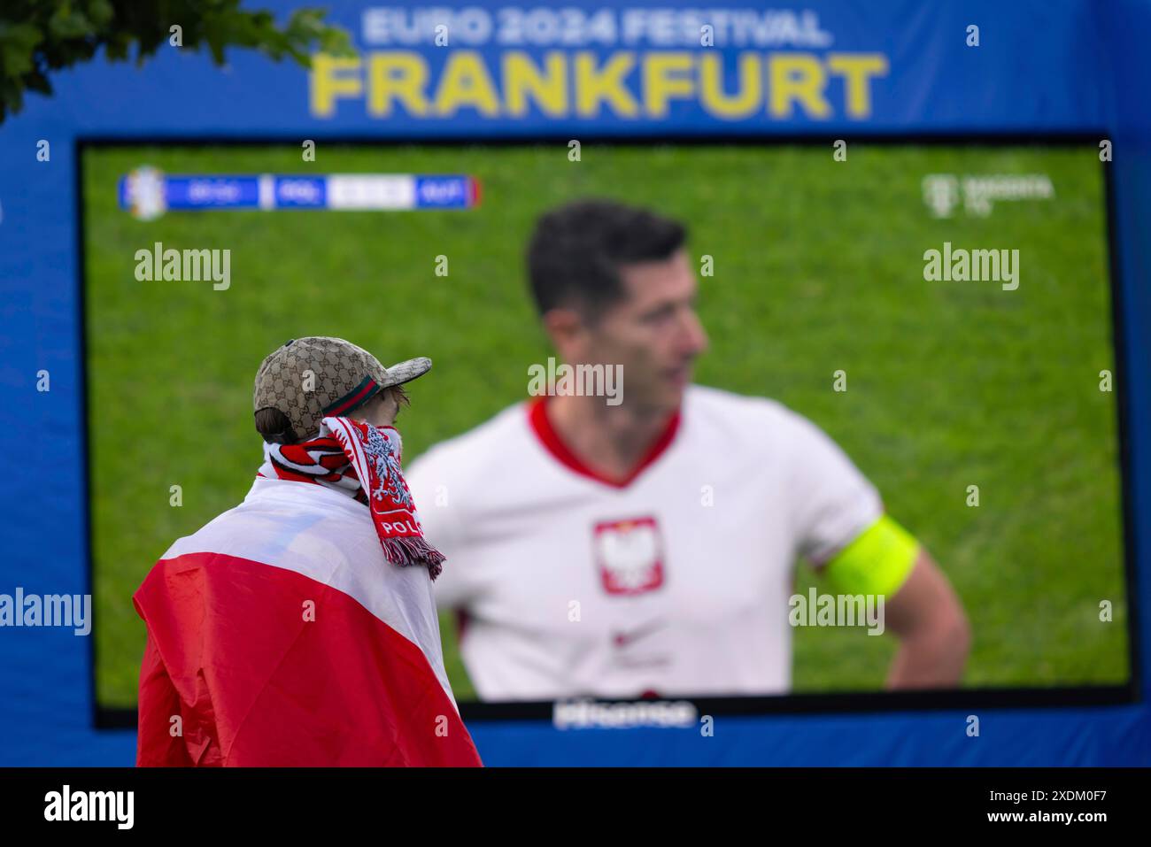 A fan regrets the elimination of the Polish national team from UEFA ...