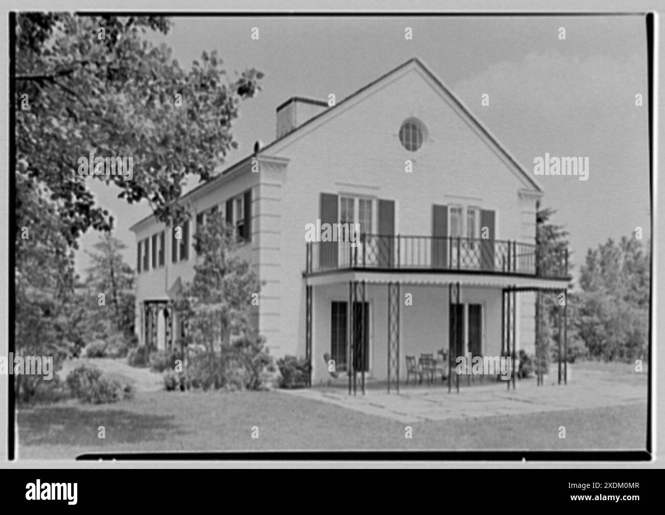 J. Porter Brinton, Jr., residence in Greenwich, Connecticut. Porch from ...