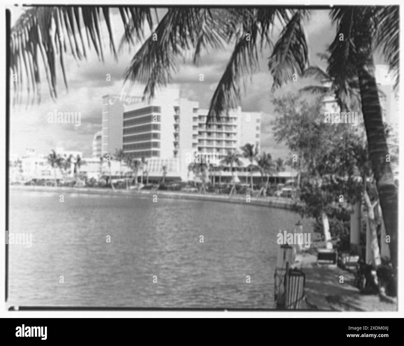 Algiers Hotel, 26th St. and Collins Ave., Miami Beach, Florida. View ...