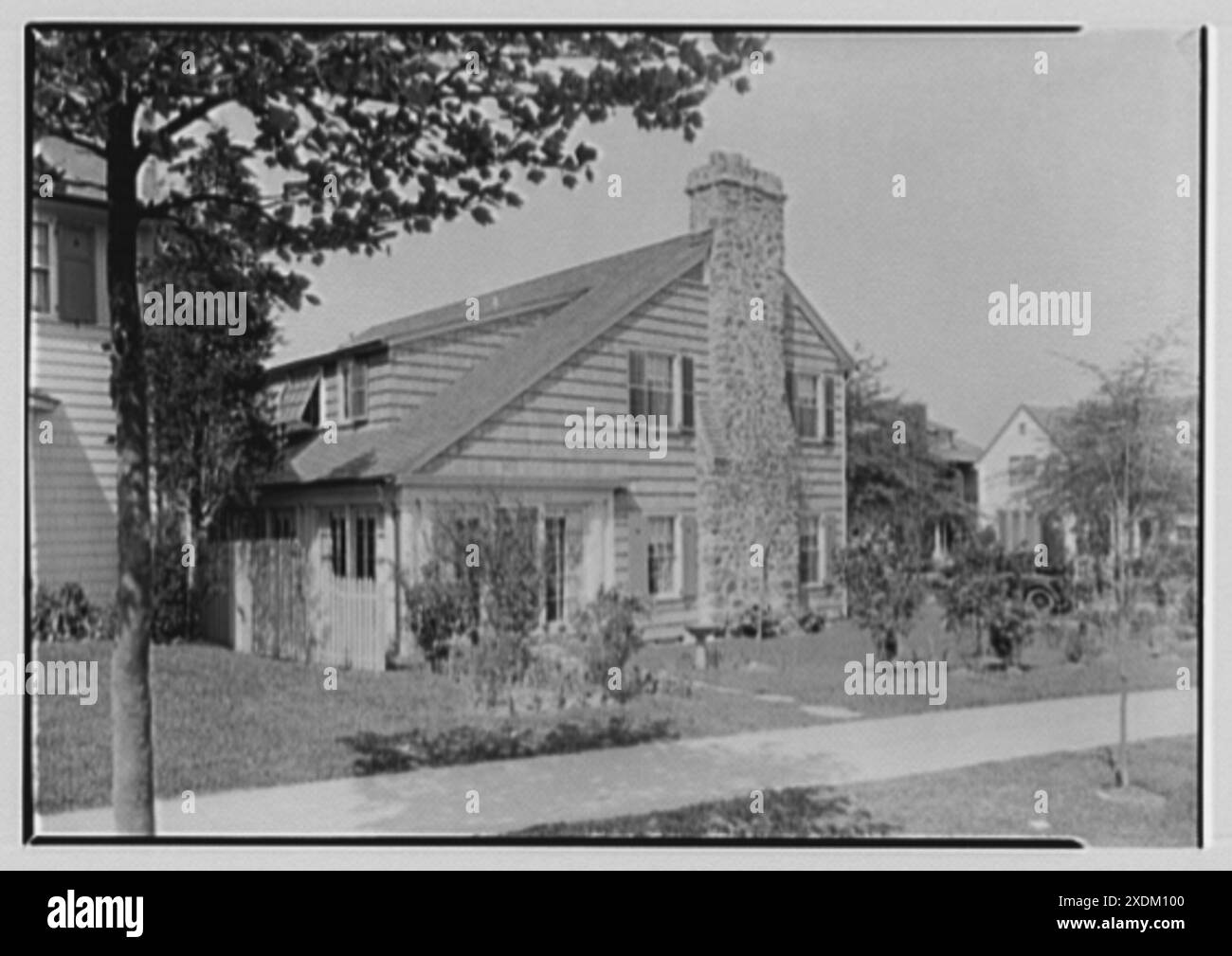 Bates residence. Exterior. Gottscho-Schleisner Collection Stock Photo ...