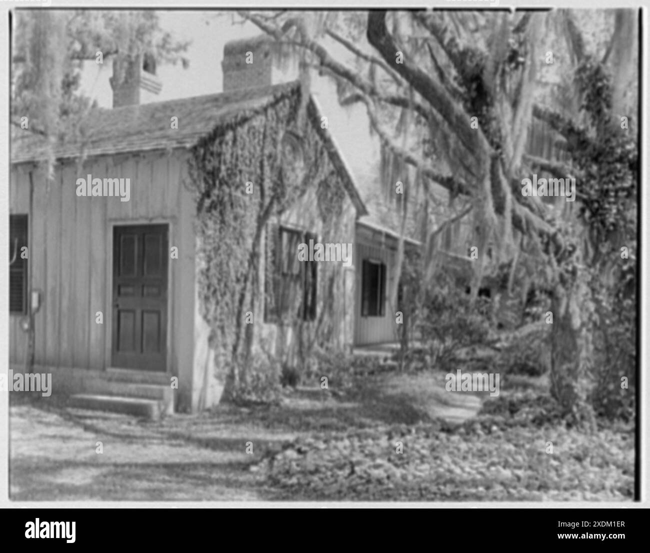 Mrs. Reynolds Bagley, Musgrove Plantation, residence on St. Simons ...