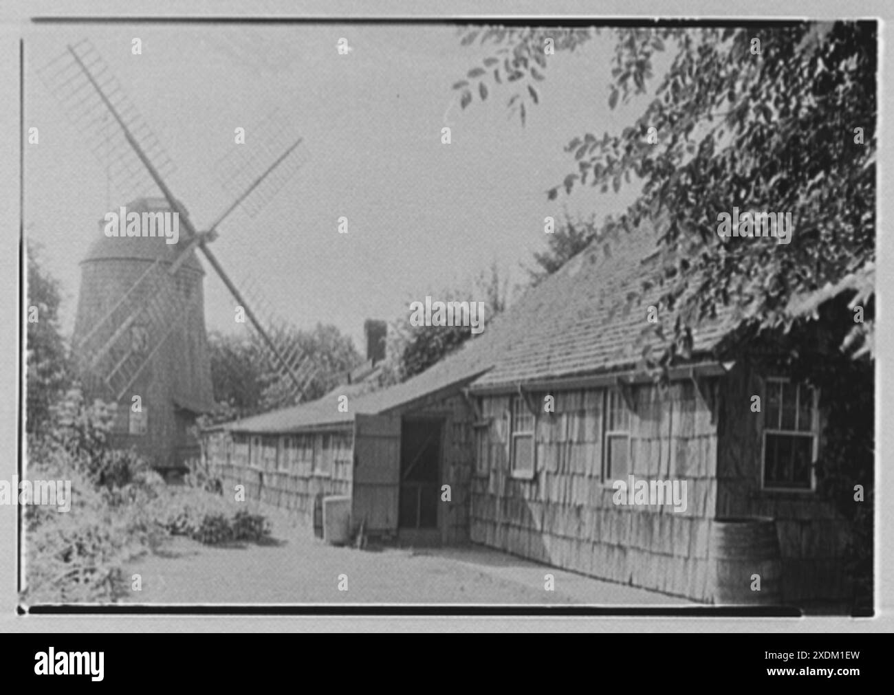 Home Sweet Home, residence in East Hampton, Long Island. Windmill and ...