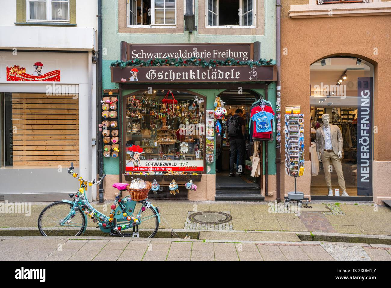 Traditional souvenir shop with items from the Black Forest in the ...