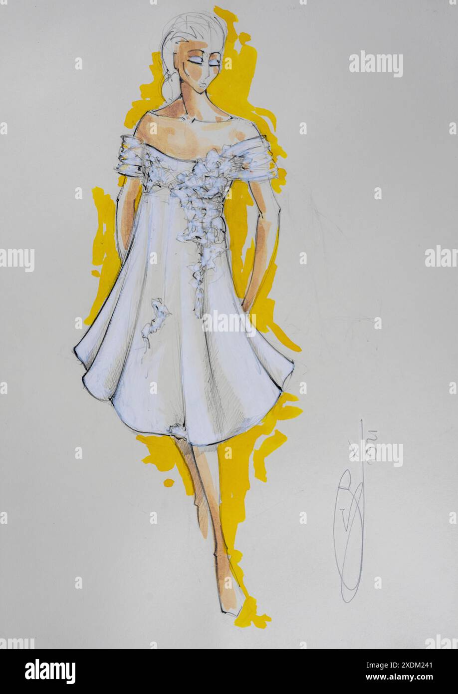 Fashion sketch, fashion design, women's fashion, prete a porter ...