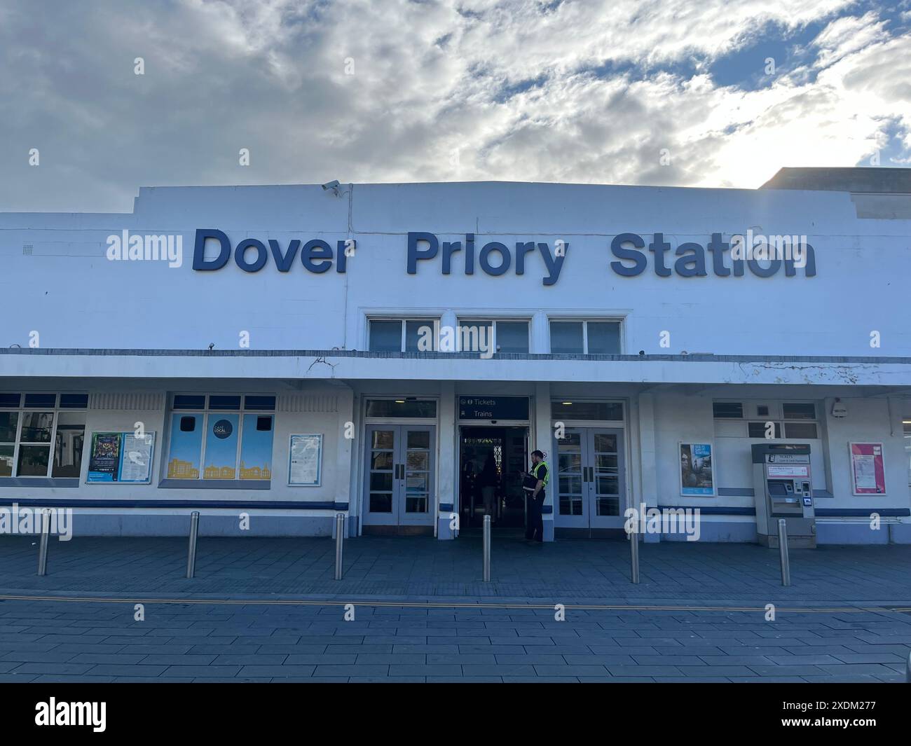 Dover, UK. 14th June, 2024. Dover Priory railroad station in the ...