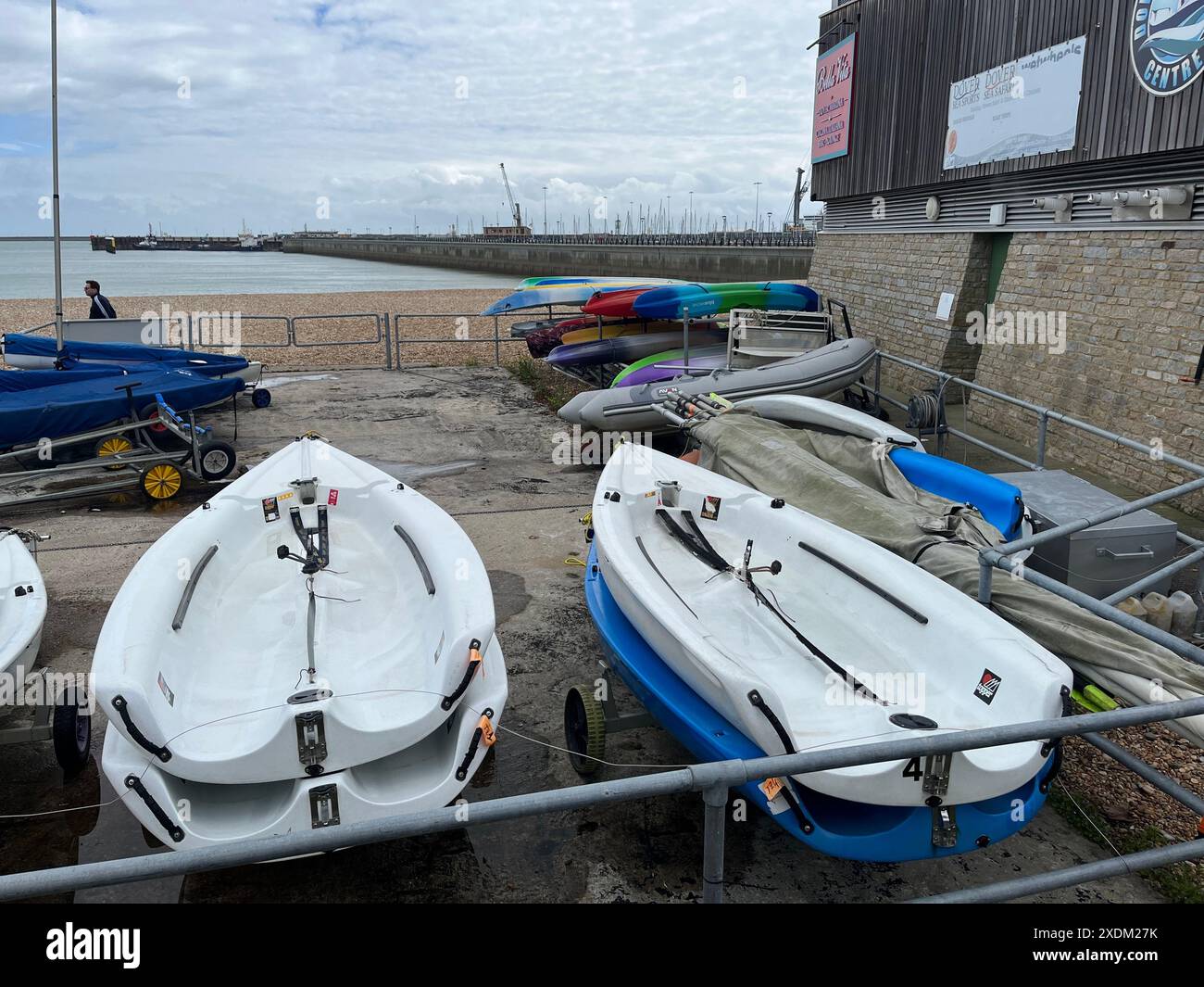 Dover, UK. 14th June, 2024. Boats on the Dover promenade Credit: Julia ...