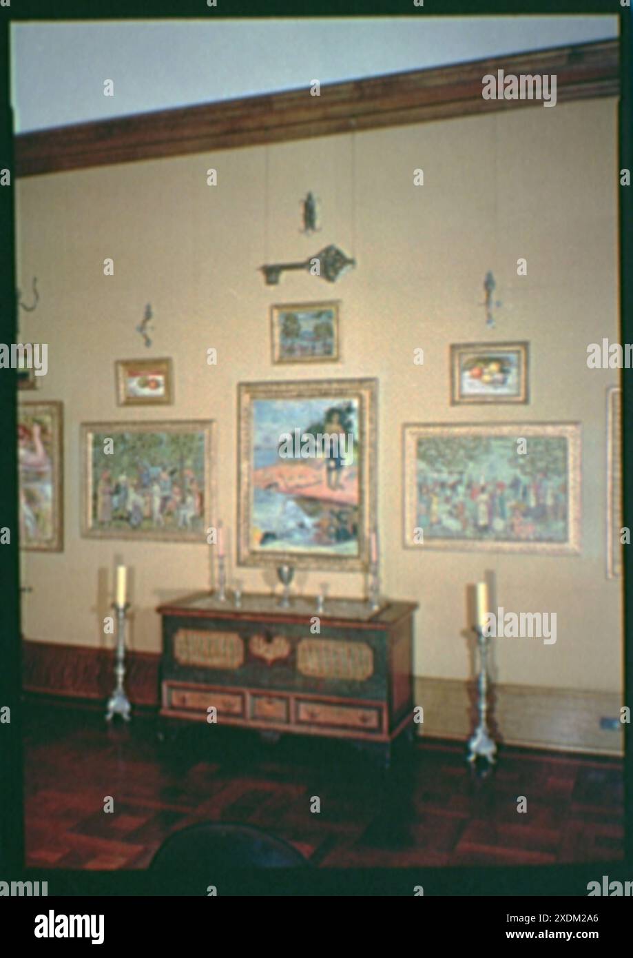 Dr. A.C. Barnes, Barnes Foundation. Paintings. Gottscho-Schleisner ...