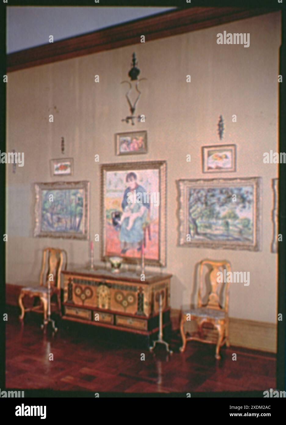 Dr. A.C. Barnes, Barnes Foundation. Museum view II. Gottscho-Schleisner ...