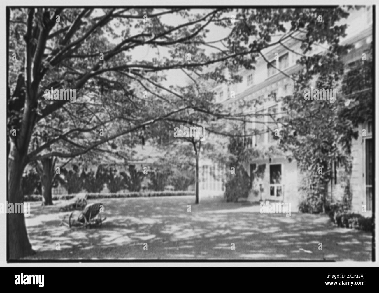William S. Paley, residence in Manhasset, Long Island. Terrace, to ...