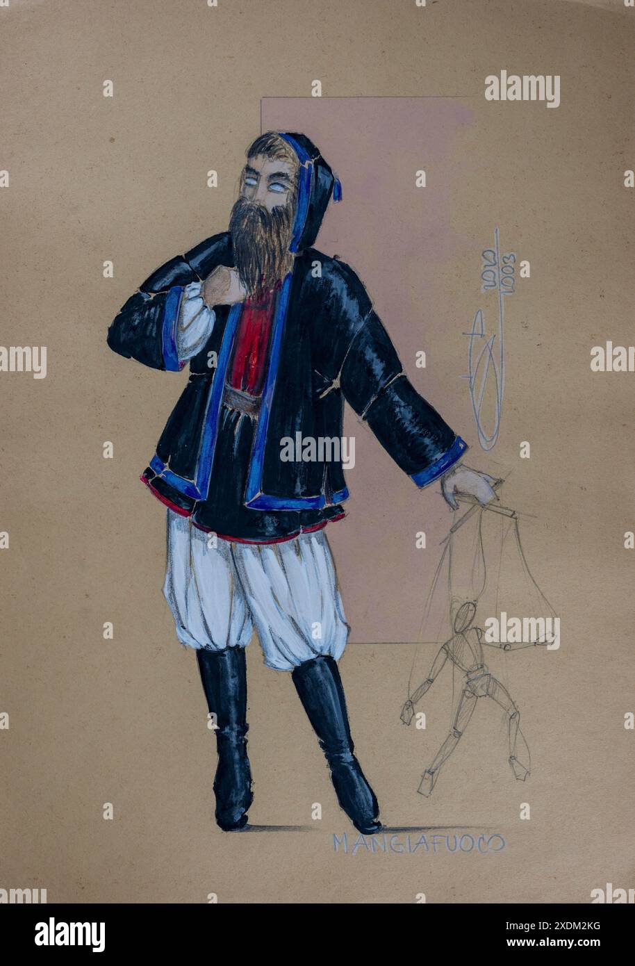 Color pencil drawing italy hi-res stock photography and images - Alamy