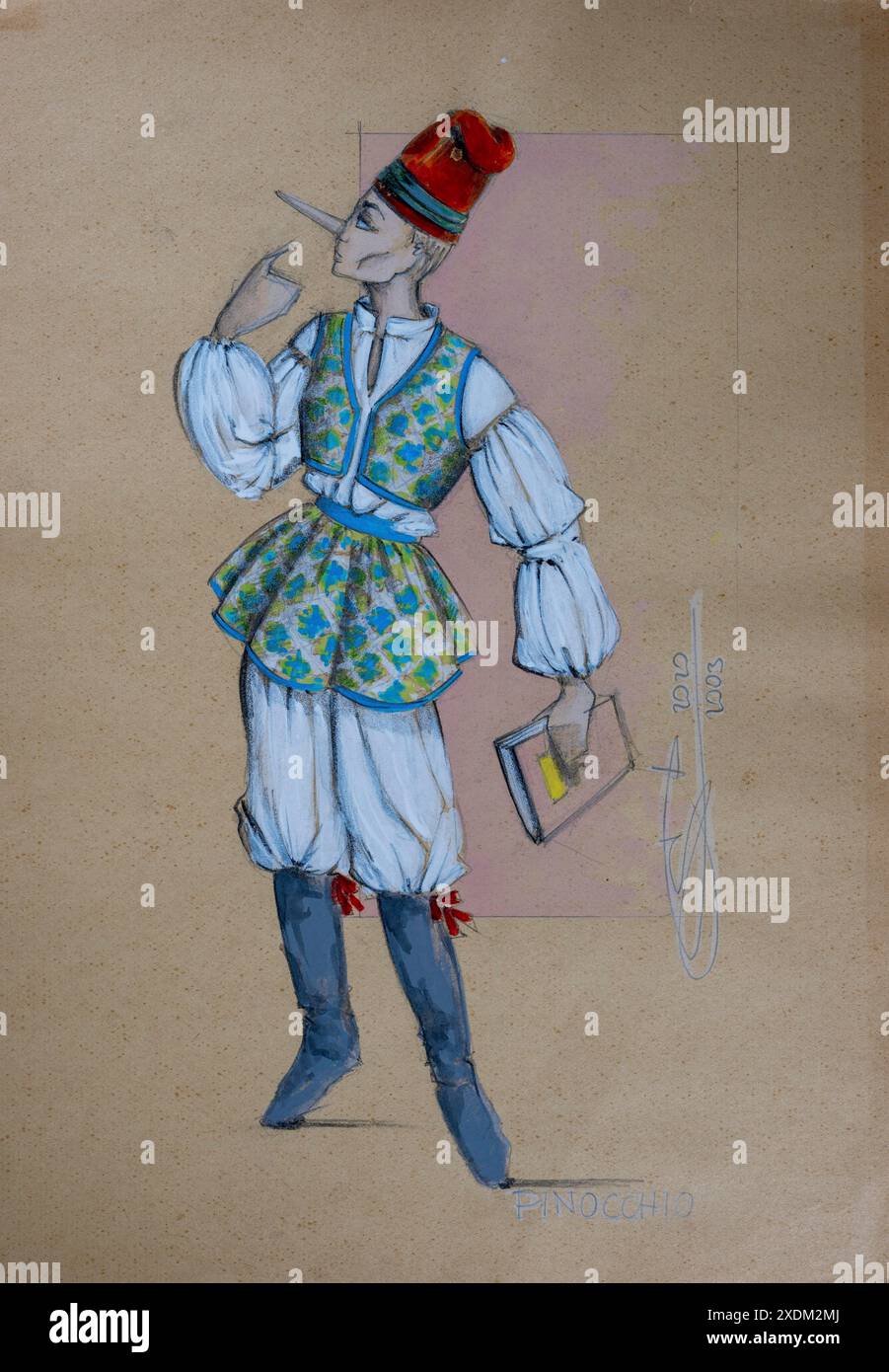 Pinocchio, theatre traditional costume from Pinocchio, traditional ...