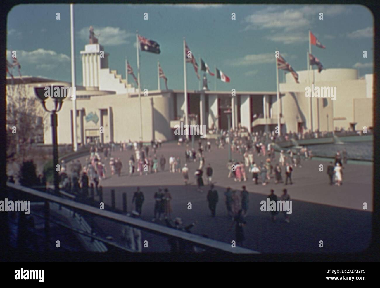 World's Fair. Hall of Nations area toward British Pavilion. Gottscho ...