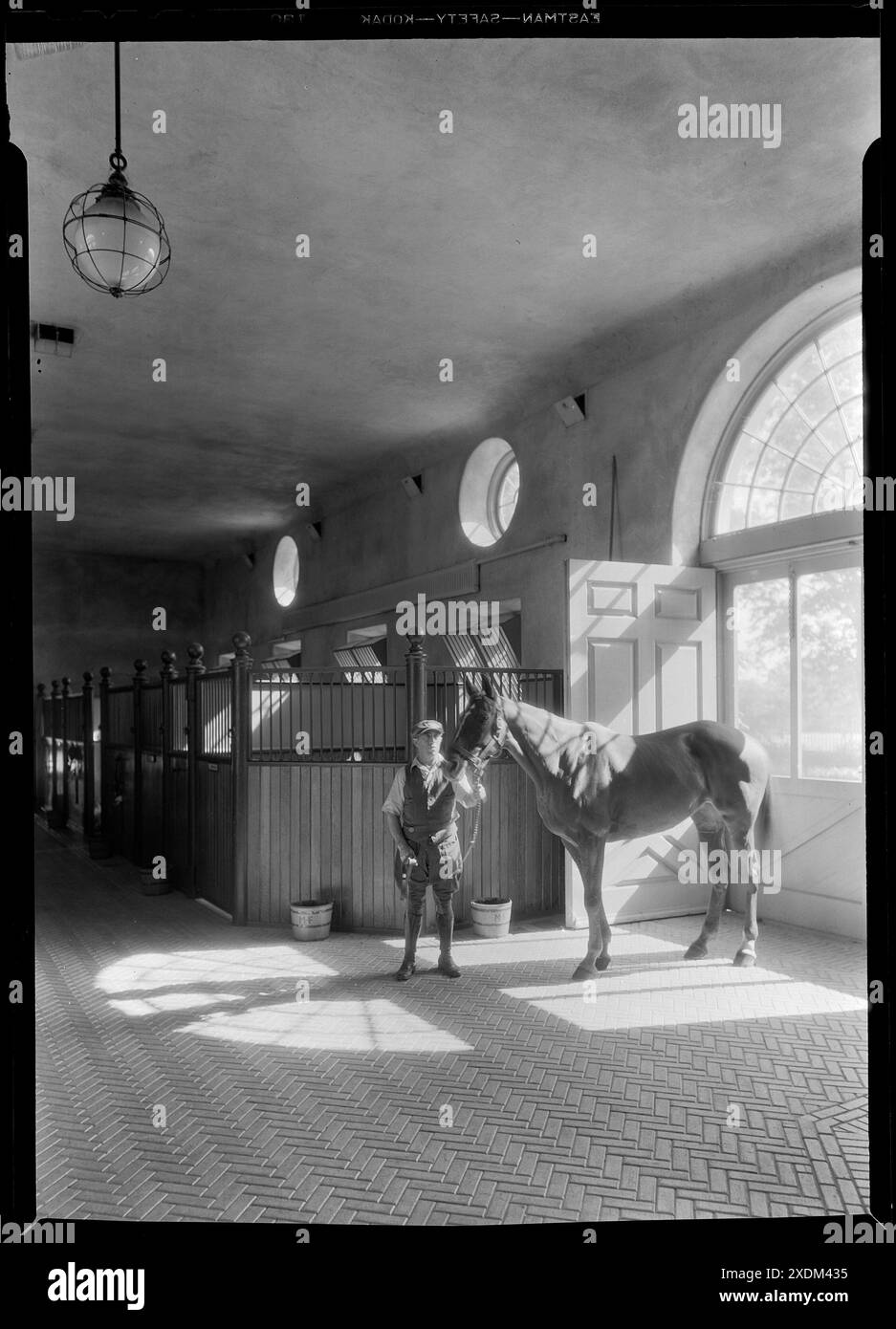 Marshall Field, Lloyds Neck, Huntington, L.I. Interior view of stable ...
