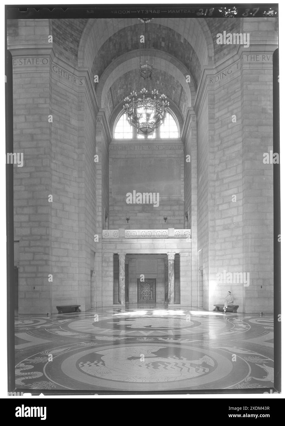 Nebraska State Capitol, Lincoln, Nebraska. Rotunda, general view with ...