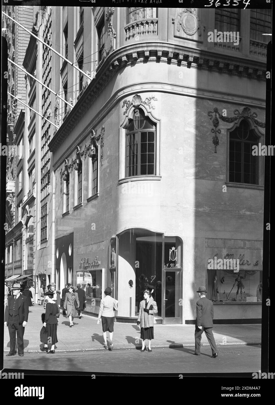 I. Miller shoe store, business at 5th Ave and 54th St., New York City ...