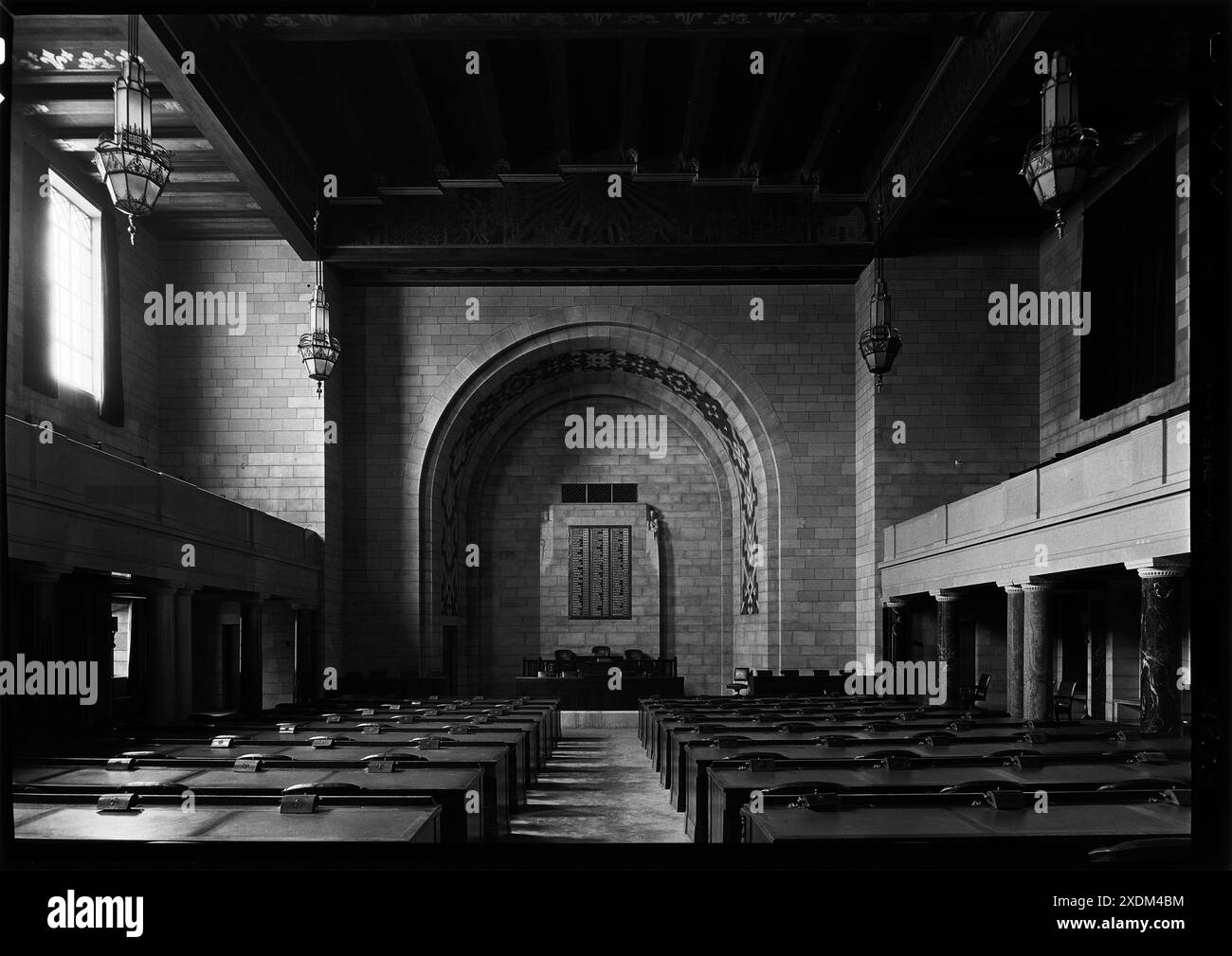 Nebraska State Capitol, Lincoln, Nebraska. House chamber, general view ...