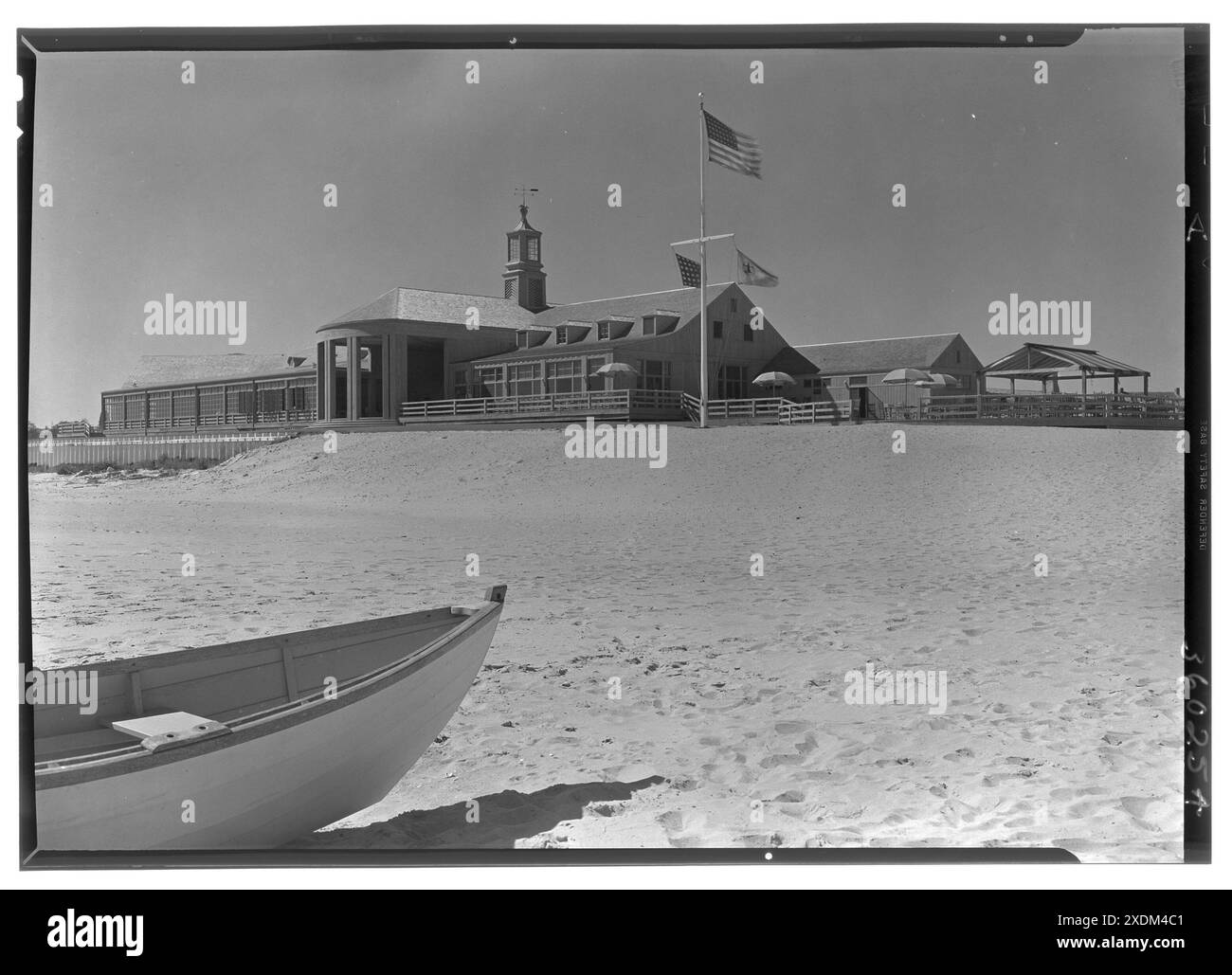 The Dunes Club, Narragansett, Rhode Island. Ocean facade from southeast ...