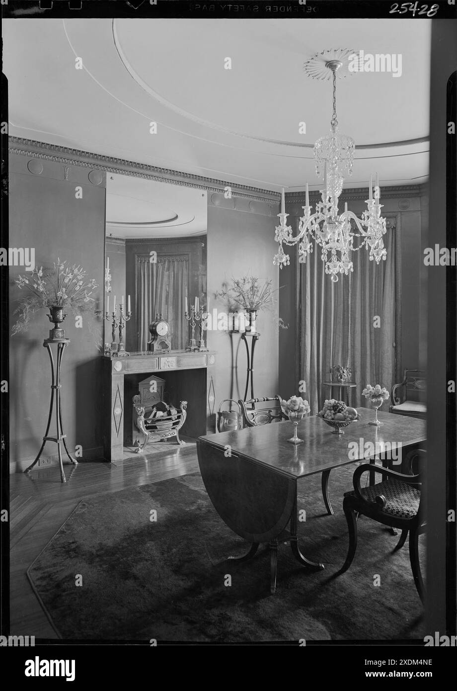 H.T. Lindeberg, residence in Locust Valley, Long Island. Dining room ...