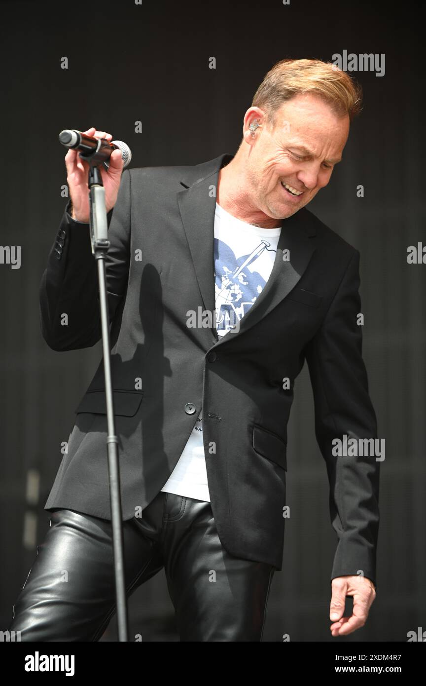 Jason Donovan Performing at Lets Rock Leeds 80s Festival 2024 ,Leeds ...