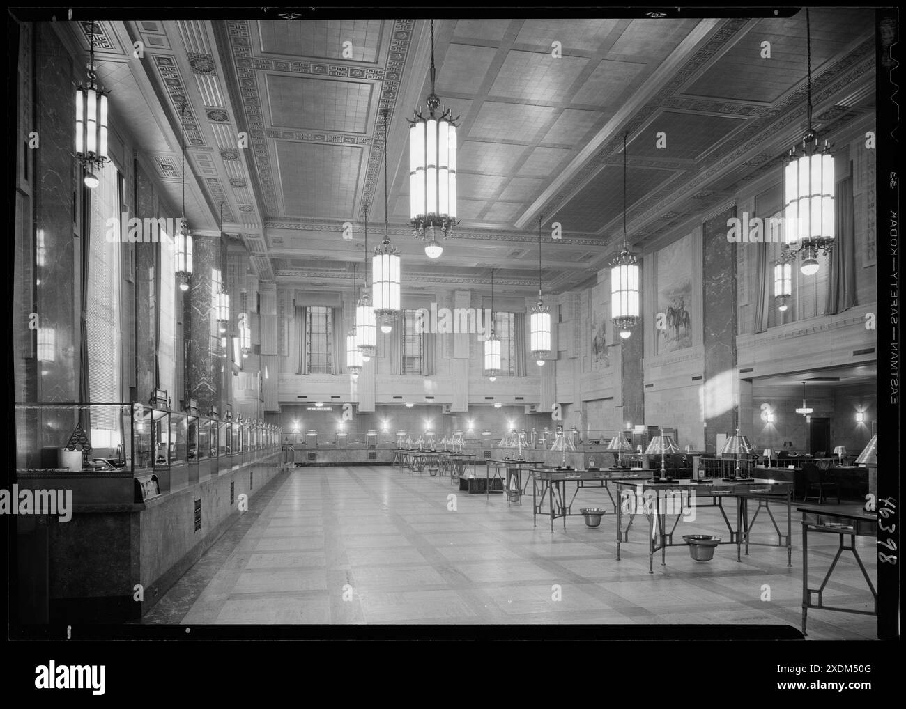 Dollar Savings Bank, 2516 Grand Concourse, Bronx. Main banking room ...