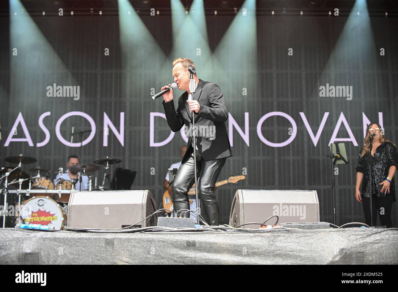 Jason Donovan Performing at Lets Rock Leeds 80s Festival 2024 ,Leeds ...