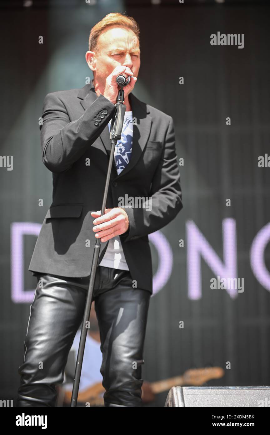 Jason Donovan Performing at Lets Rock Leeds 80s Festival 2024 ,Leeds ...