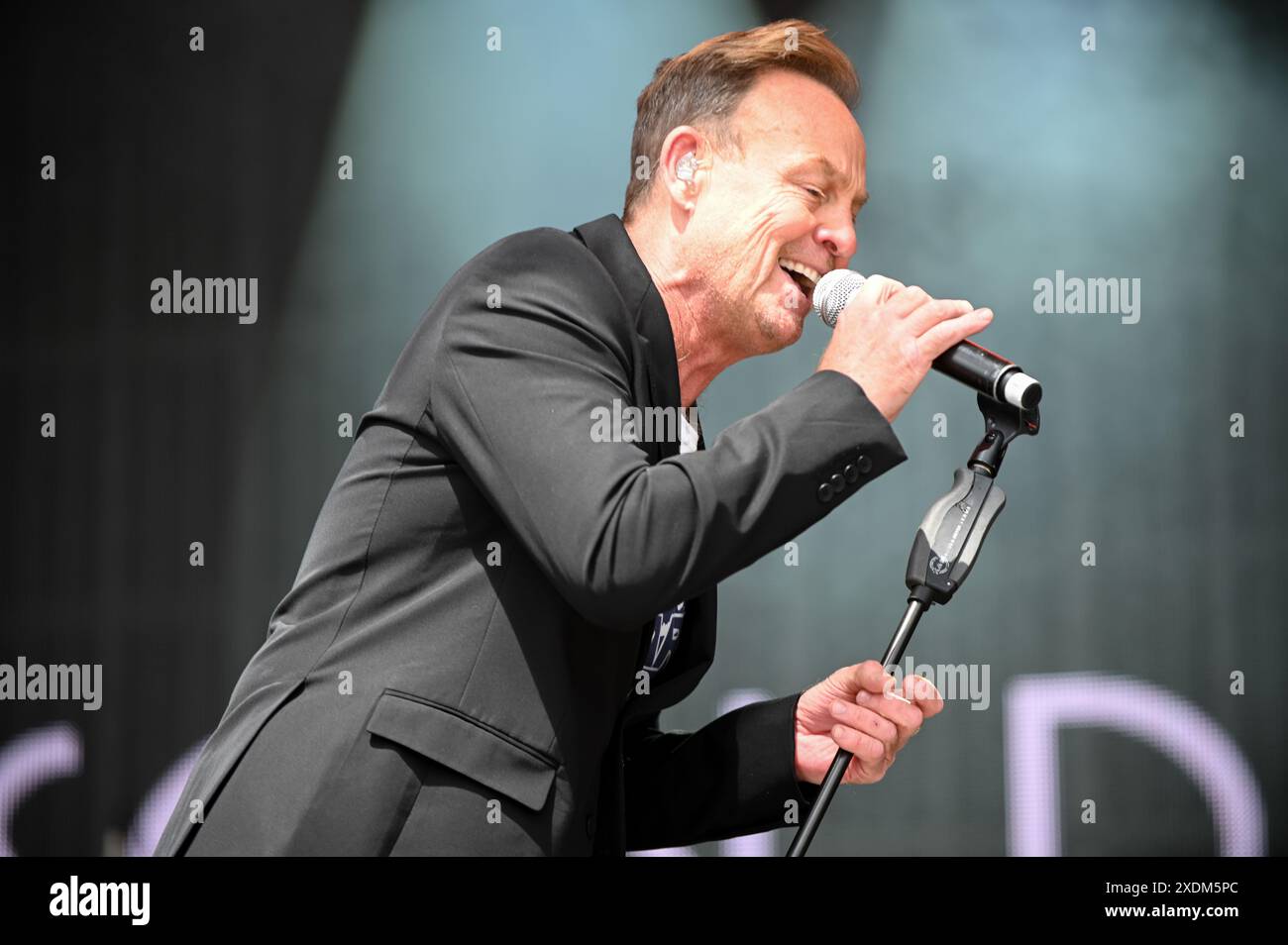 Jason Donovan Performing at Lets Rock Leeds 80s Festival 2024 ,Leeds ...