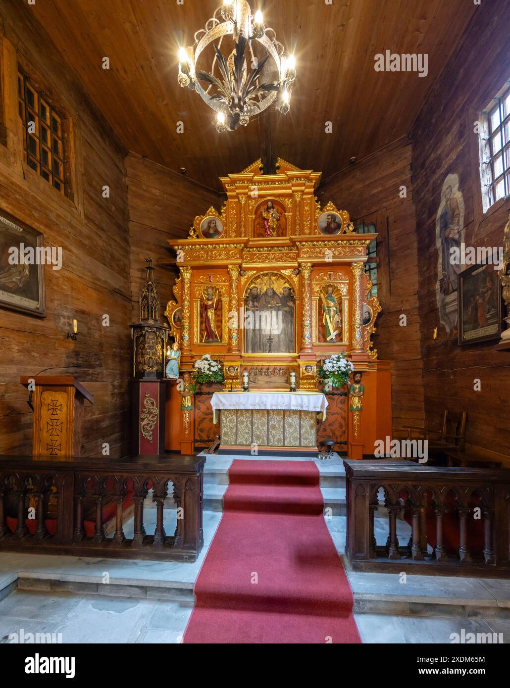Saints Philip and James Church, Sekowa Stock Photo - Alamy