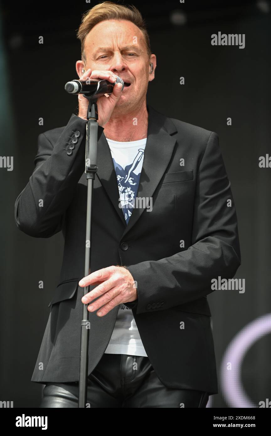 Jason Donovan Performing at Lets Rock Leeds 80s Festival 2024 ,Leeds ...